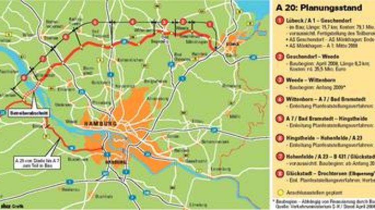 A 20: Noch immer viele offene Fragen