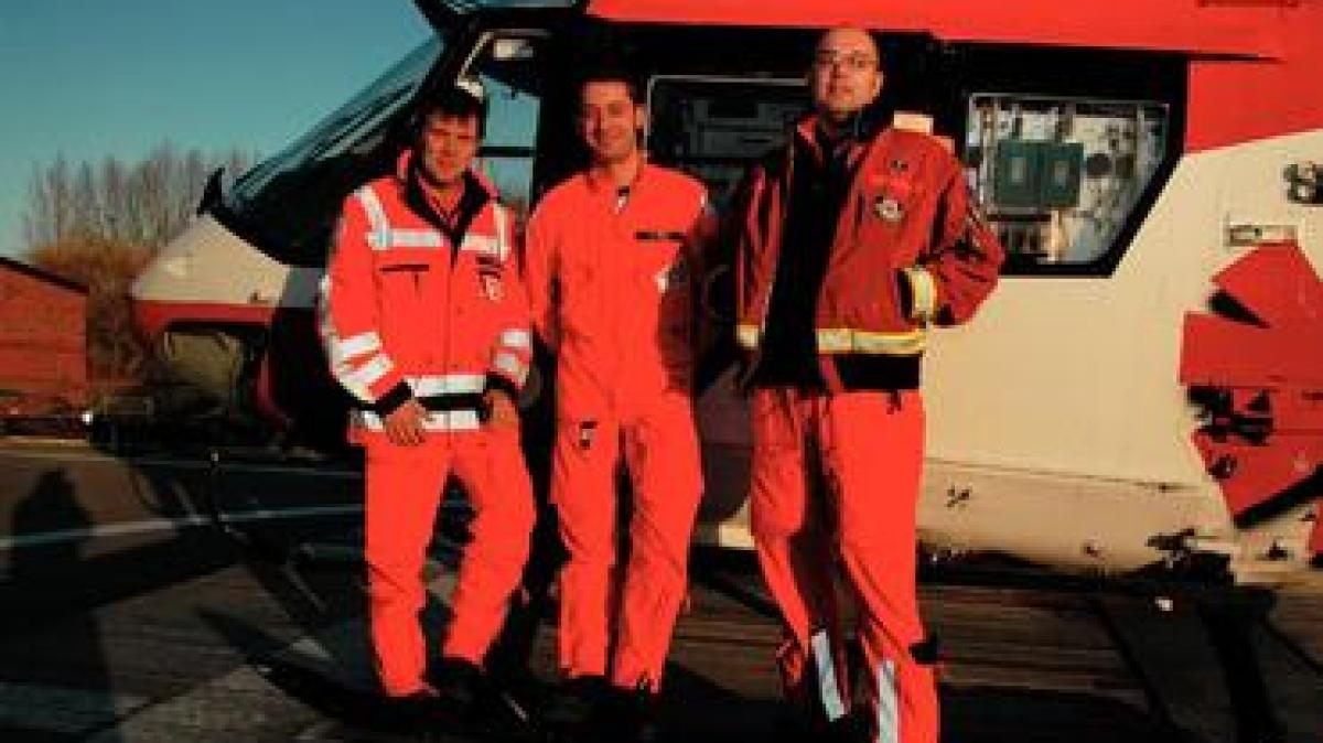 Schnelle Rettung aus 600 Metern Höhe