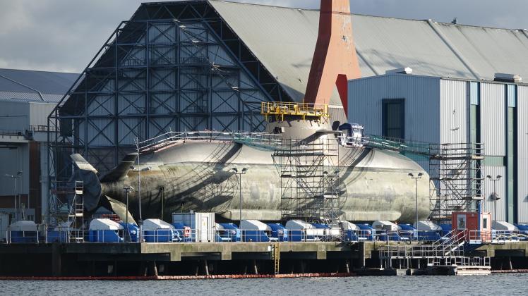 Marine-U-Boot „U 36“ für Routine-Instandsetzung bei Kieler Werft