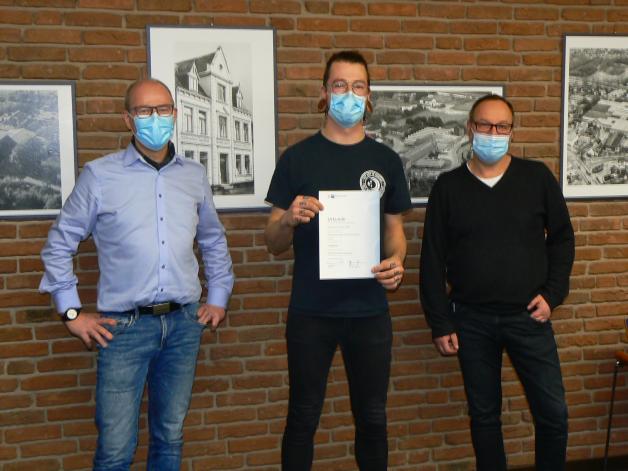 Landesbeste aus Leck: Sergej Kling und Jan-Lucas Christiansen sin