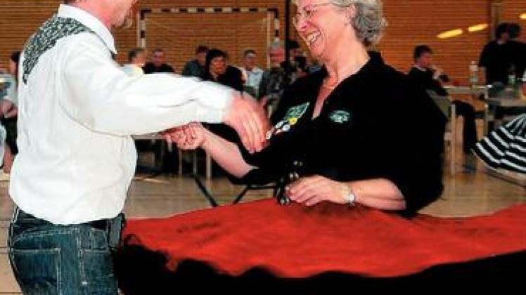 Wehende Röcke beim "Square Dance Special"