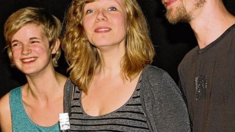 Eine Flasche Whisky für die Siegerin