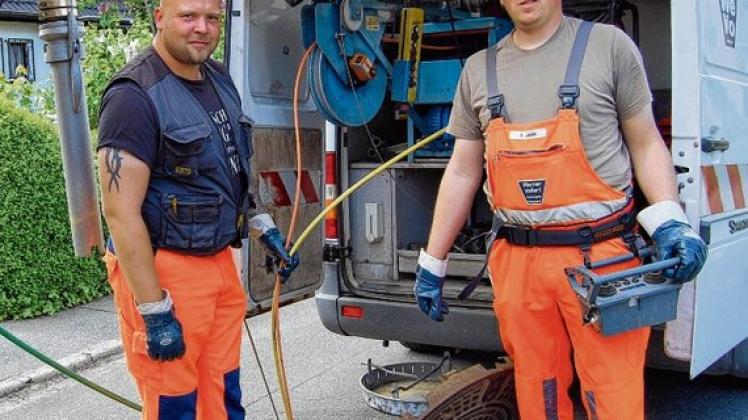 Mit der Kamera durch die Rohre