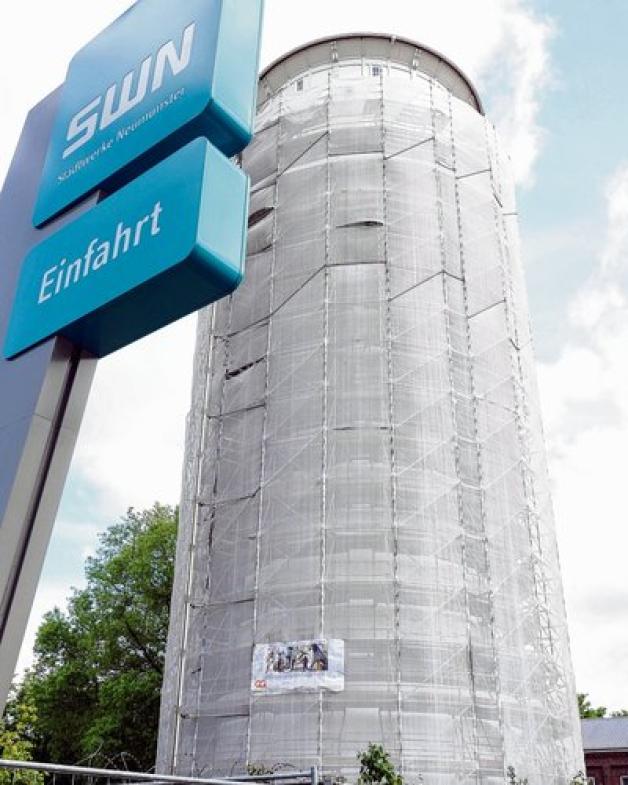 Wasserturm erstrahlt bald wieder im neuen Glanz