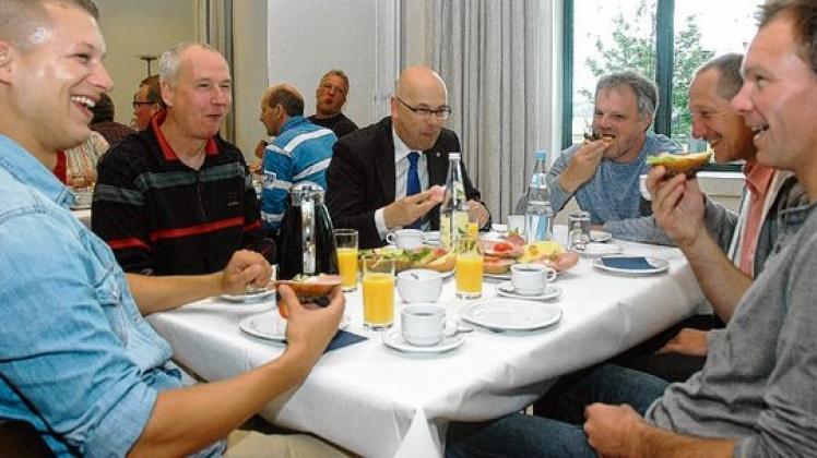 Frühstück beim Ministerpräsidenten