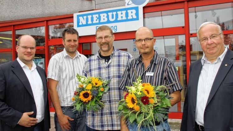 Arbeitsjubiläen bei Niebuhr in Elmshorn