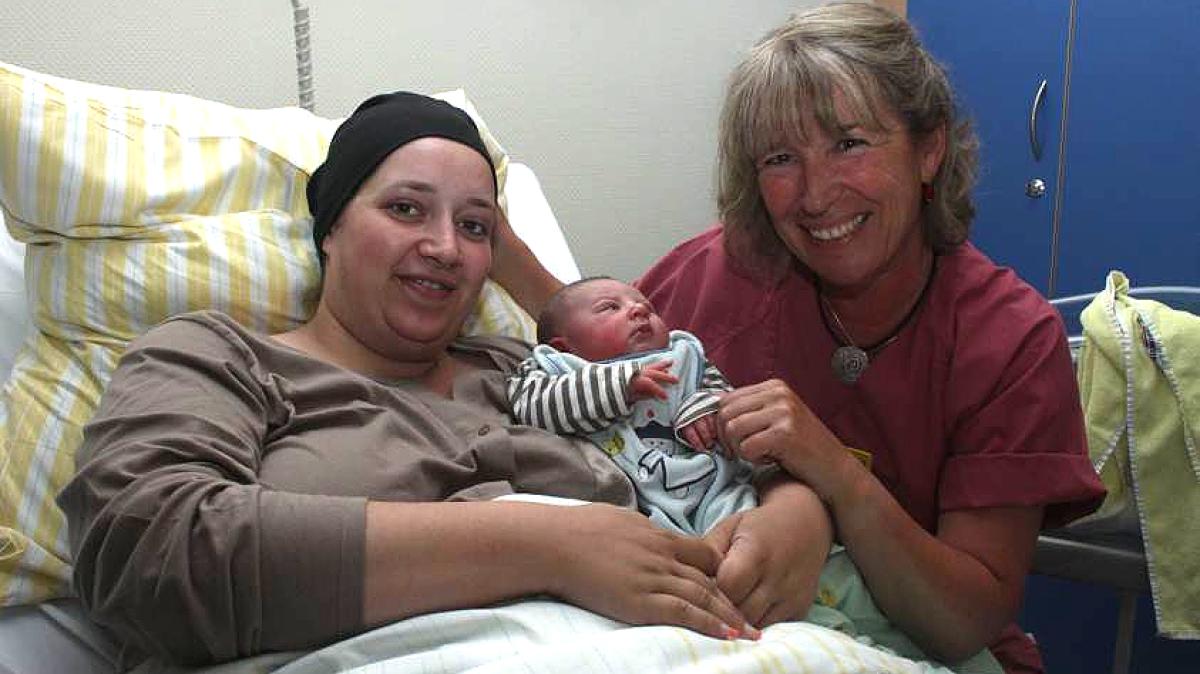 Hilfe bei der Ankunft auf der Welt