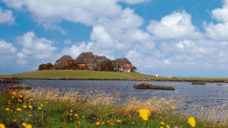 Landunter auf der Hallig dient dem Schutz