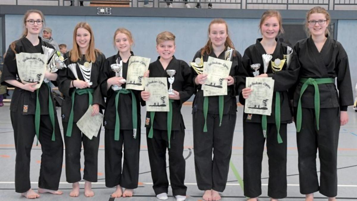 Sarah Lewandowski vom Karateverein Meppen holt vier