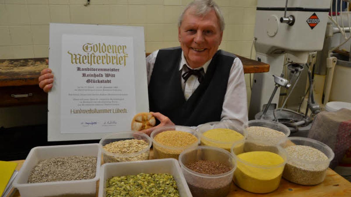Goldener Meisterbrief für Bäcker Witt