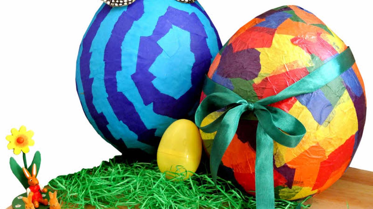 Ostereier in Größe XXL