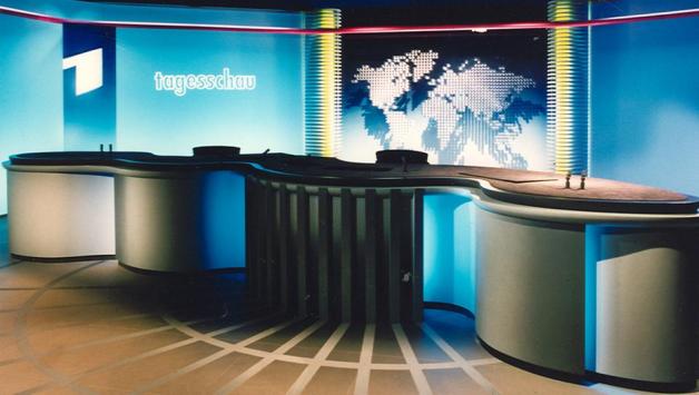 Modernes Design für das Tagesschau-Studio