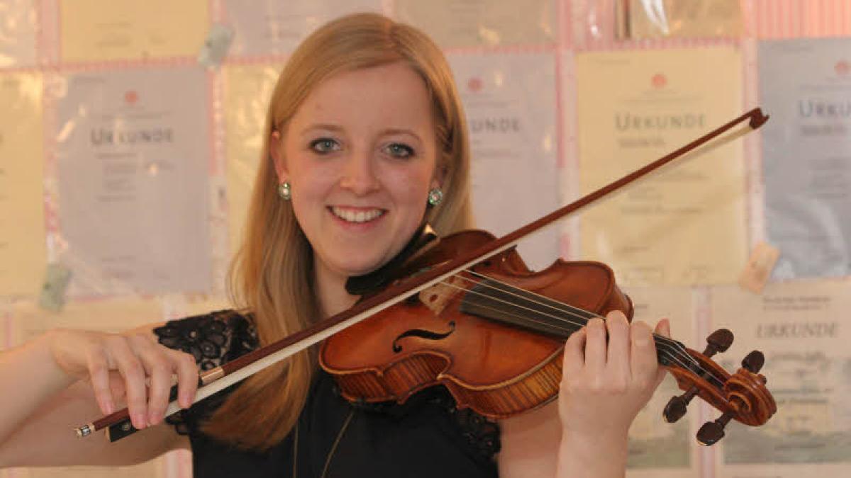 Die Geige ist ihre Leidenschaft