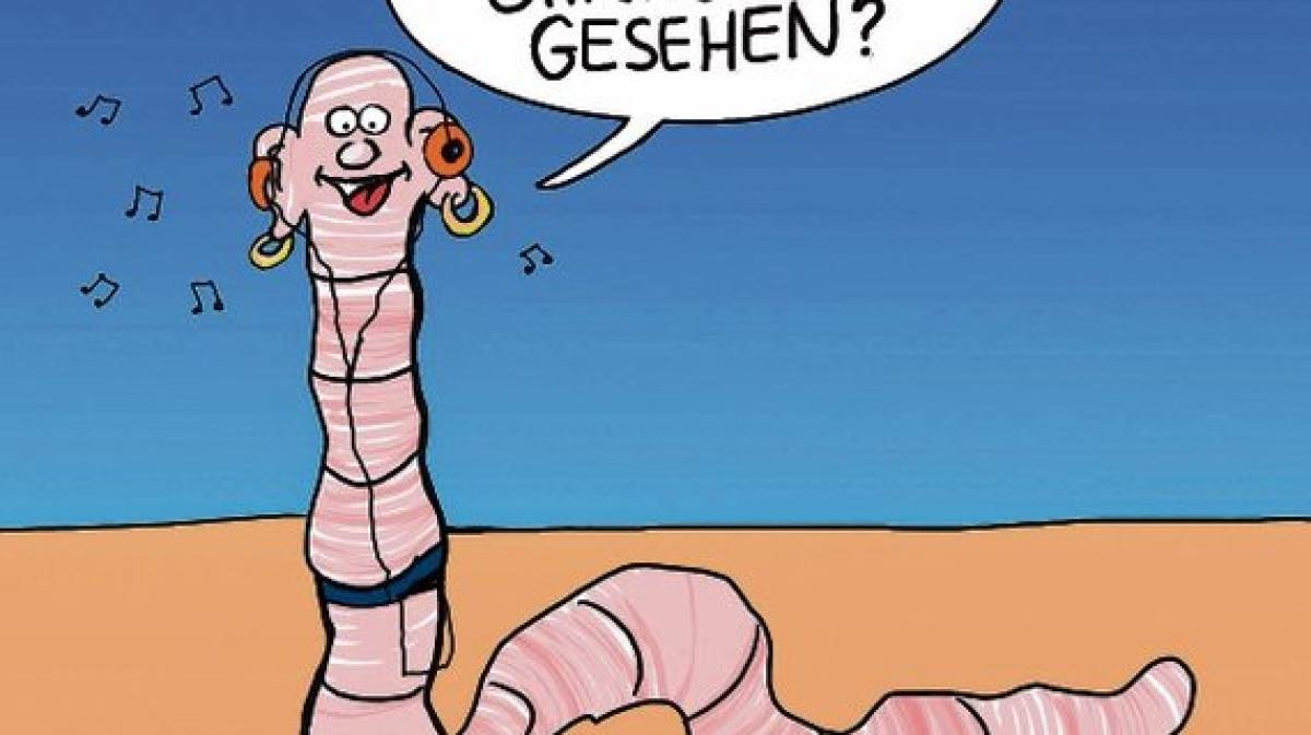 Was macht der Wurm im Ohr?