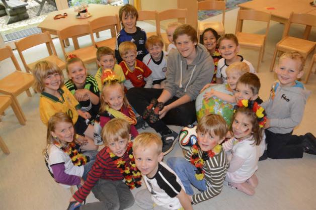 König Fußball: WM im Kindergarten