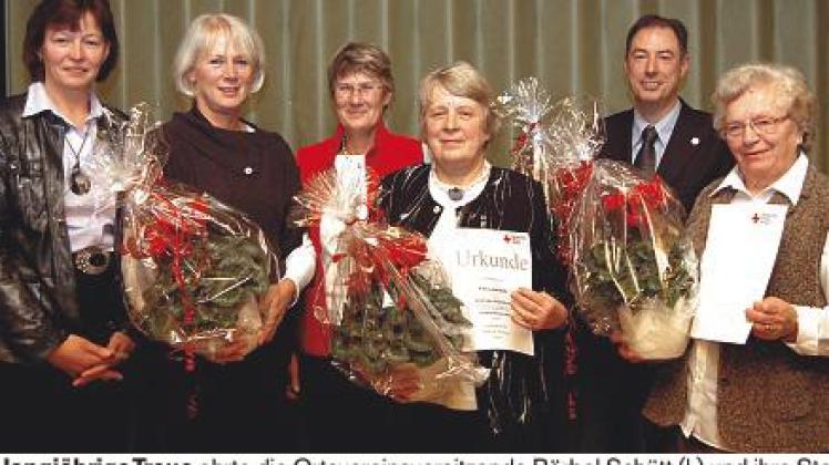DRK: Ehrung für langjährige Treue