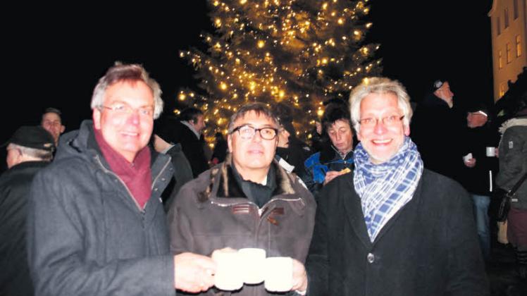 Adventsleuchten am Schloss