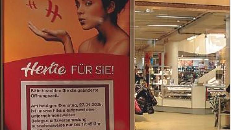 Hertie-Ausverkauf zum 1. März?