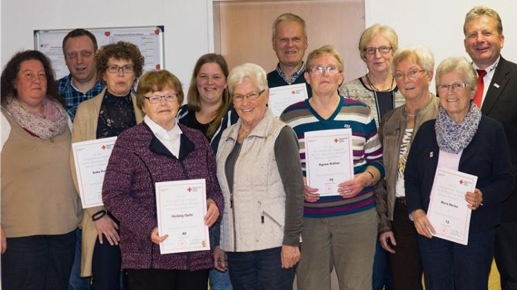DRK ehrt in Haselünne 13