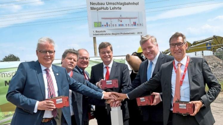 Bau von neuartigem Containerbahnhof bei Hannover hat