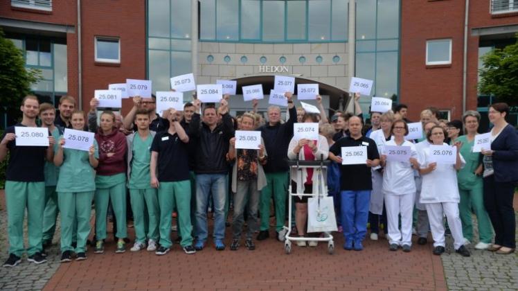 Beschäftigte der Hedon-Klinik Lingen beklagen