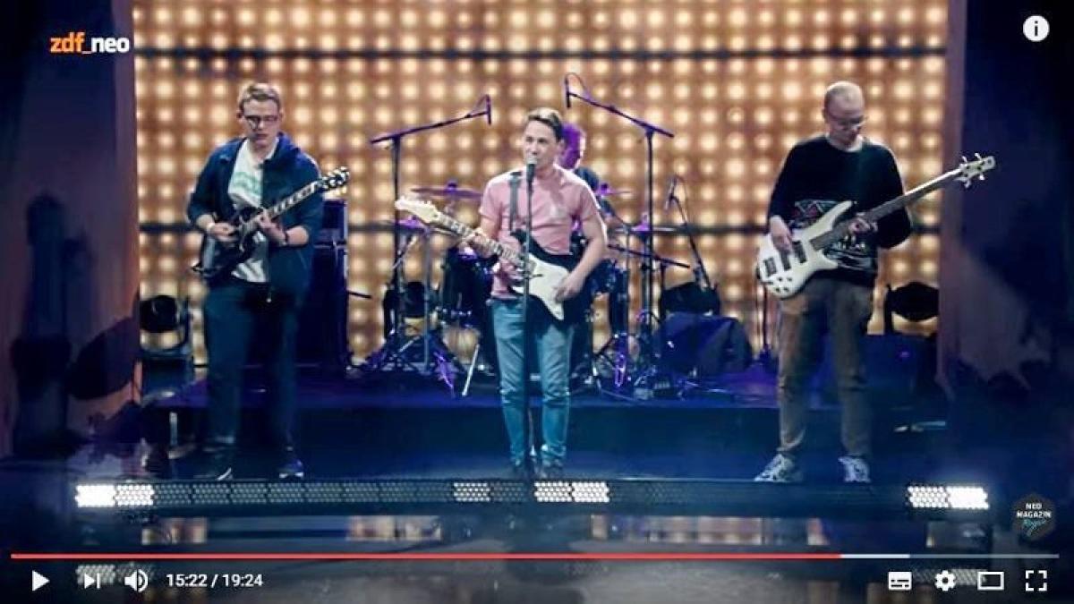 Ostercappelner Benjamin Legge mit Band im „Neo Magazin