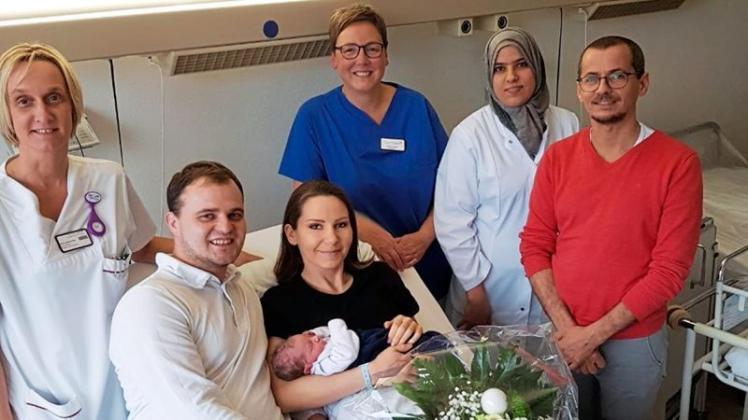 Weihnachtsbaby in Ankum