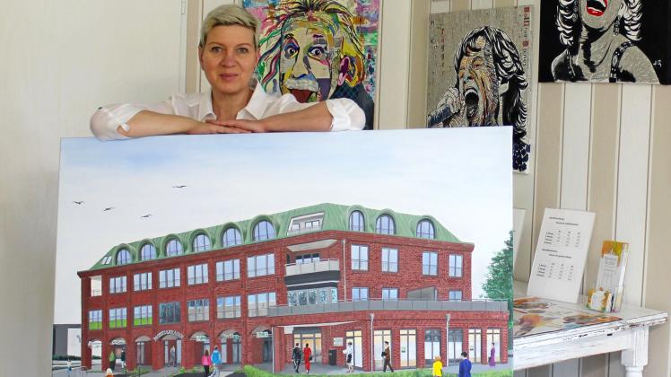 Henrieta Budde findet in Beesten auch künstlerisch eine Heimat