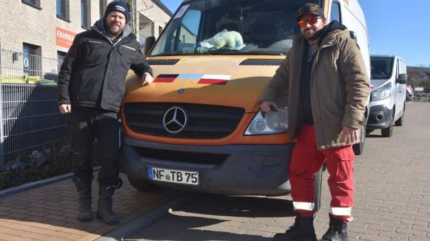 Hilfe für die Ukraine: Sylter Spendenkonvoi zurück auf der Insel