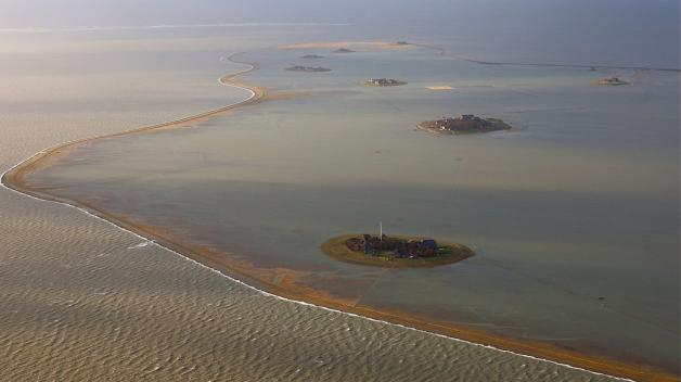 Sturmflut von oben - die krassesten Bilder aus Nordfriesland