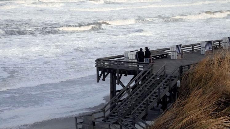 Wetter auf Sylt: Orkan und Sturmflut könnten am Donnerstag
