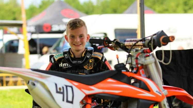 Deutscher Speedway-Vizemeister: Tajo-Nicolas Groh (11) aus Wedel