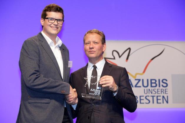 David Plass aus Twist ist Verfahrensmechaniker bei der Wavin GmbH