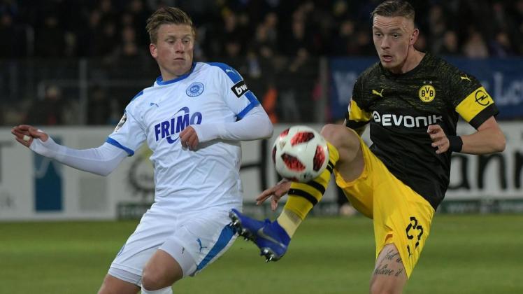 Borussia Dortmund bezwingt starke Sportfreunde Lotte erst spät | NOZ