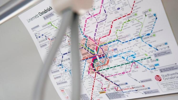 Das Osnabrücker Busnetz 2019: Stern mit