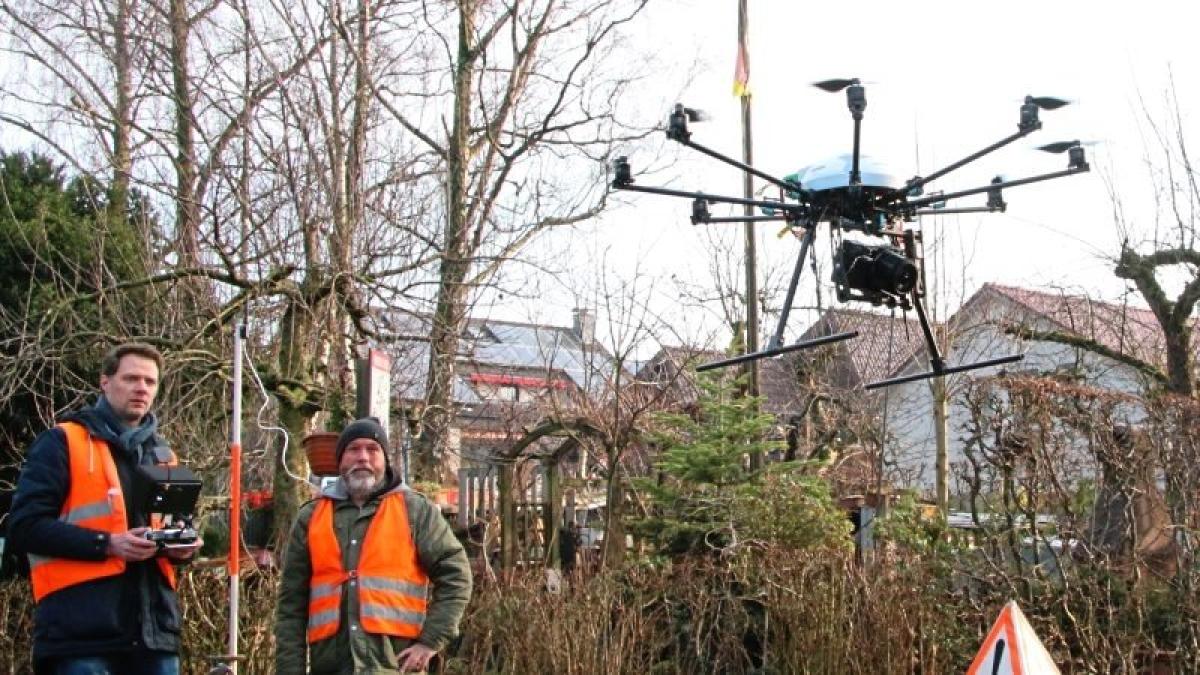 Höhenflug bei der Straßenvermessung