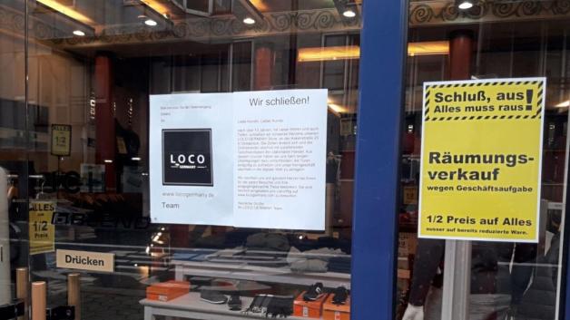 Bekleidungsgeschäft Loco schließt Filiale in Osnabrück - auf