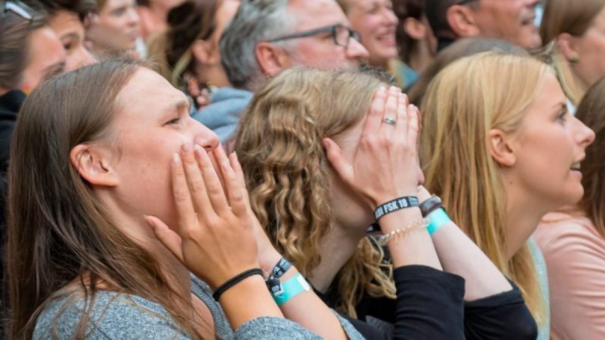 1000 Fans beim Public Viewing auf dem Westerberg in