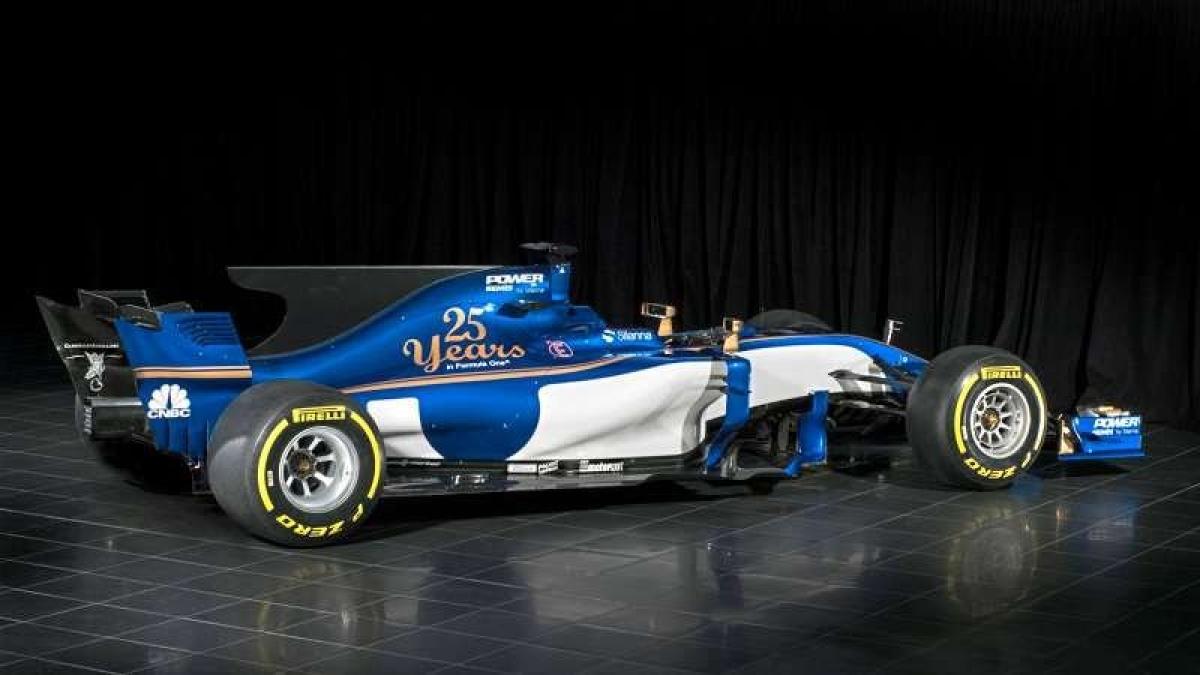 Der neue Sauber von Formel-1-Pilot Pascal Wehrlein ist