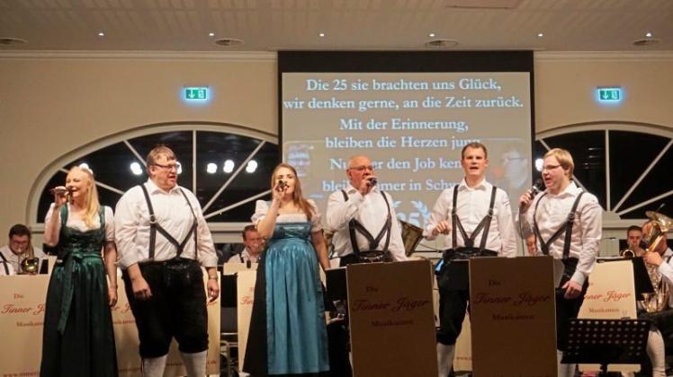 Tinner Jäger ehren Josef Gerdes beim