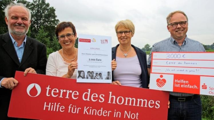 Kanaltriathlon bringt 5000 Euro für terre des hommes