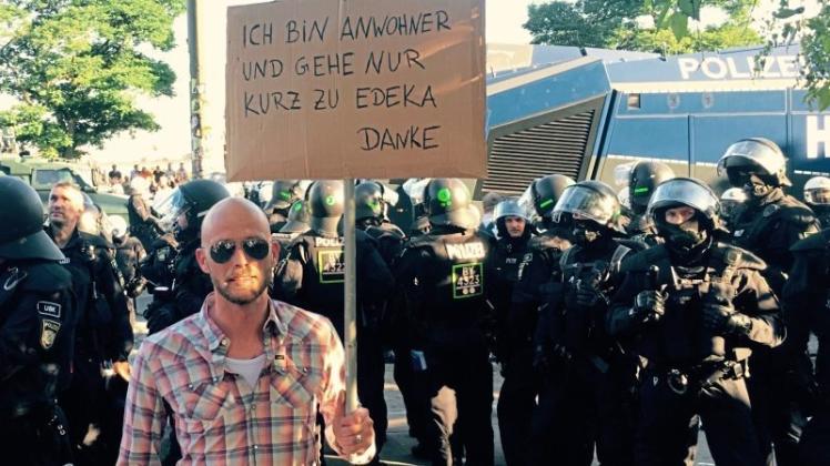 Comedian Andre Kramer im Zauber von OS in