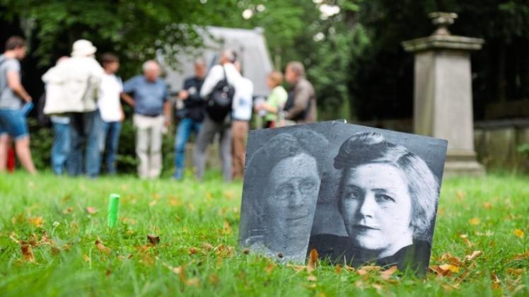 Gedenkort für Remarques Schwester und Mutter auf Osnabrücker
