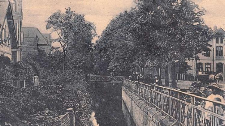 Postkarte zeigt Delme-Idylle im Herzen der