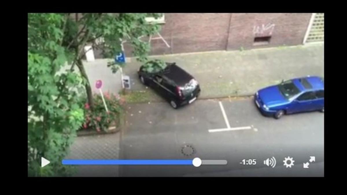 Im Video: Missglückter Einparkversuch amüsiert das | NOZ