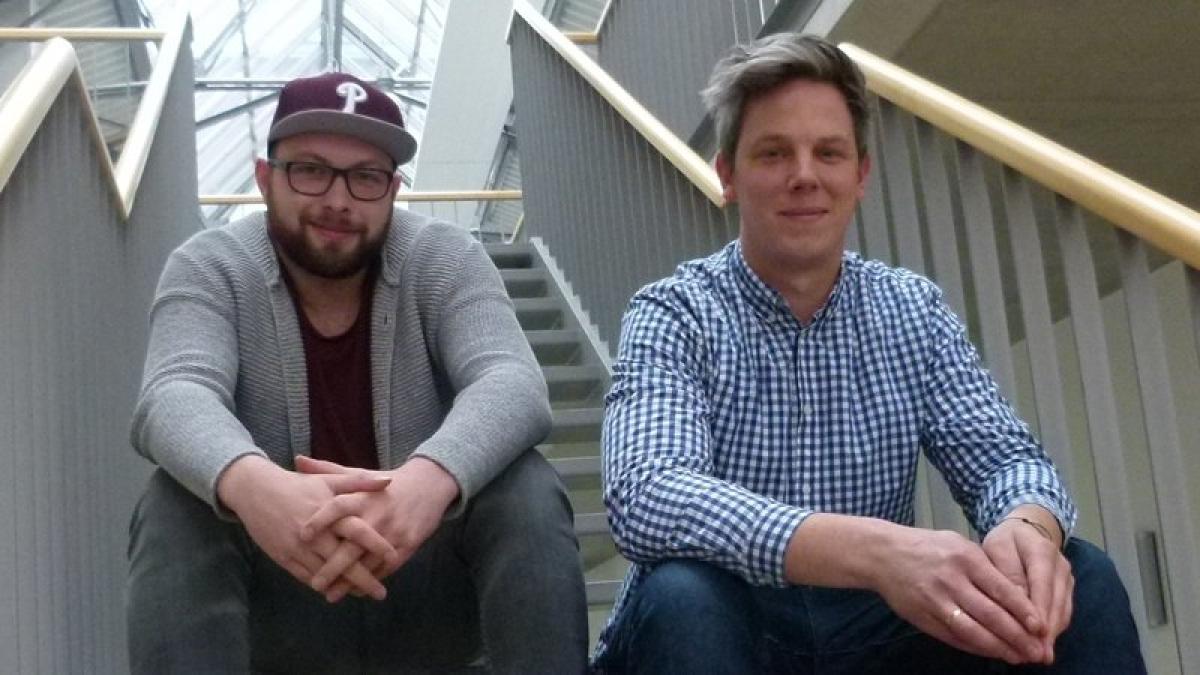 Patrick Meß und Hendrik Fischer kreativ in