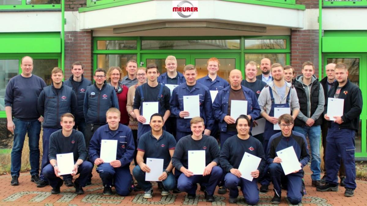Meurer: Alle 20 Auszubildende erhalten