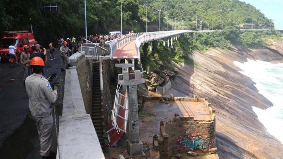 Rios Olympia-Radweg eingestürzt: Zwei