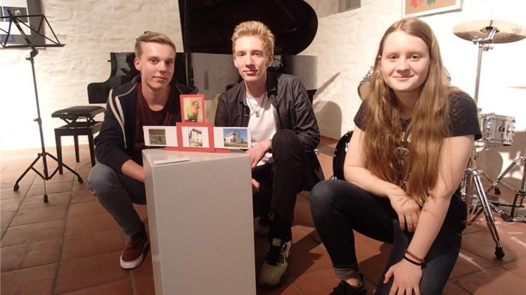Im Tuchmacher-Museum Bramsche: Schüler und
