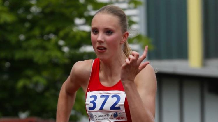 Leichtathletik: Jasmin Wulf drückt gerne aufs